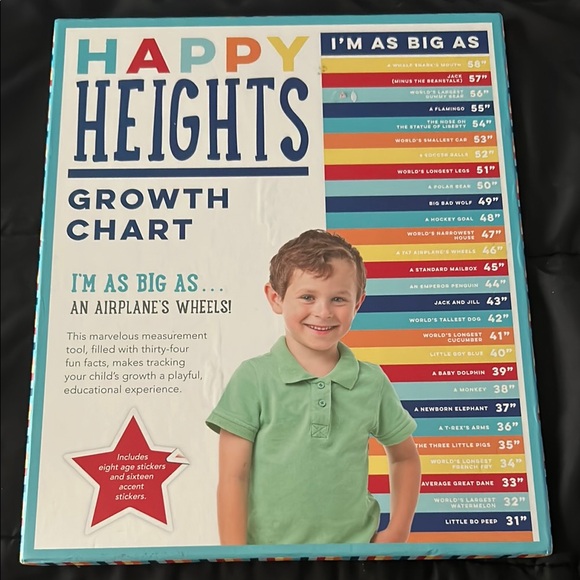 Other | Happy Heights Growth Chart | Poshmark
